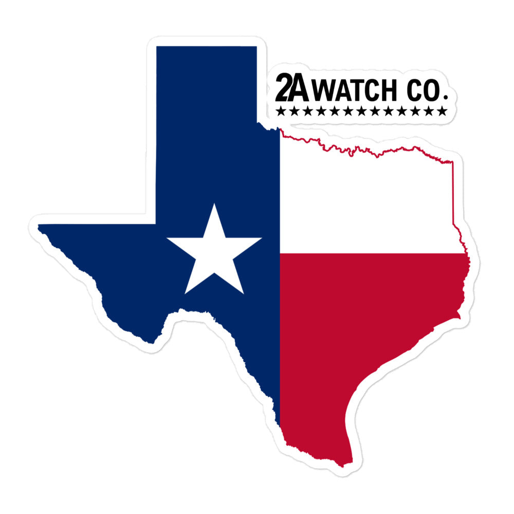 Texas Sticker – 2A Watch Co